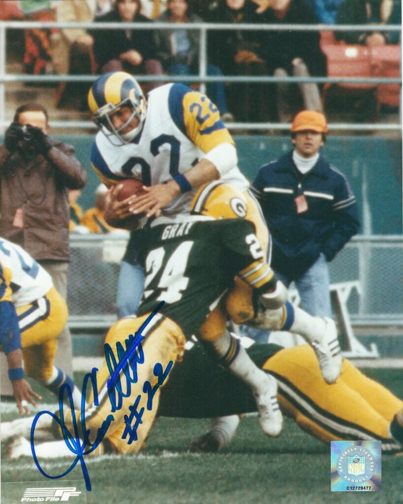 AUTOGRAPHED JOHN CAPPELLETTI 8X10 Los Angeles Rams Photo - Main Line ...