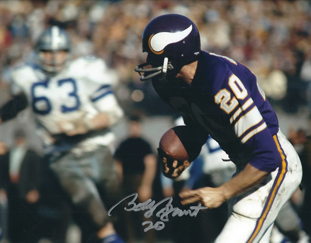 Autographed BOBBY BRYANT 8X10 Minnesota Vikings Photo - Main Line ...