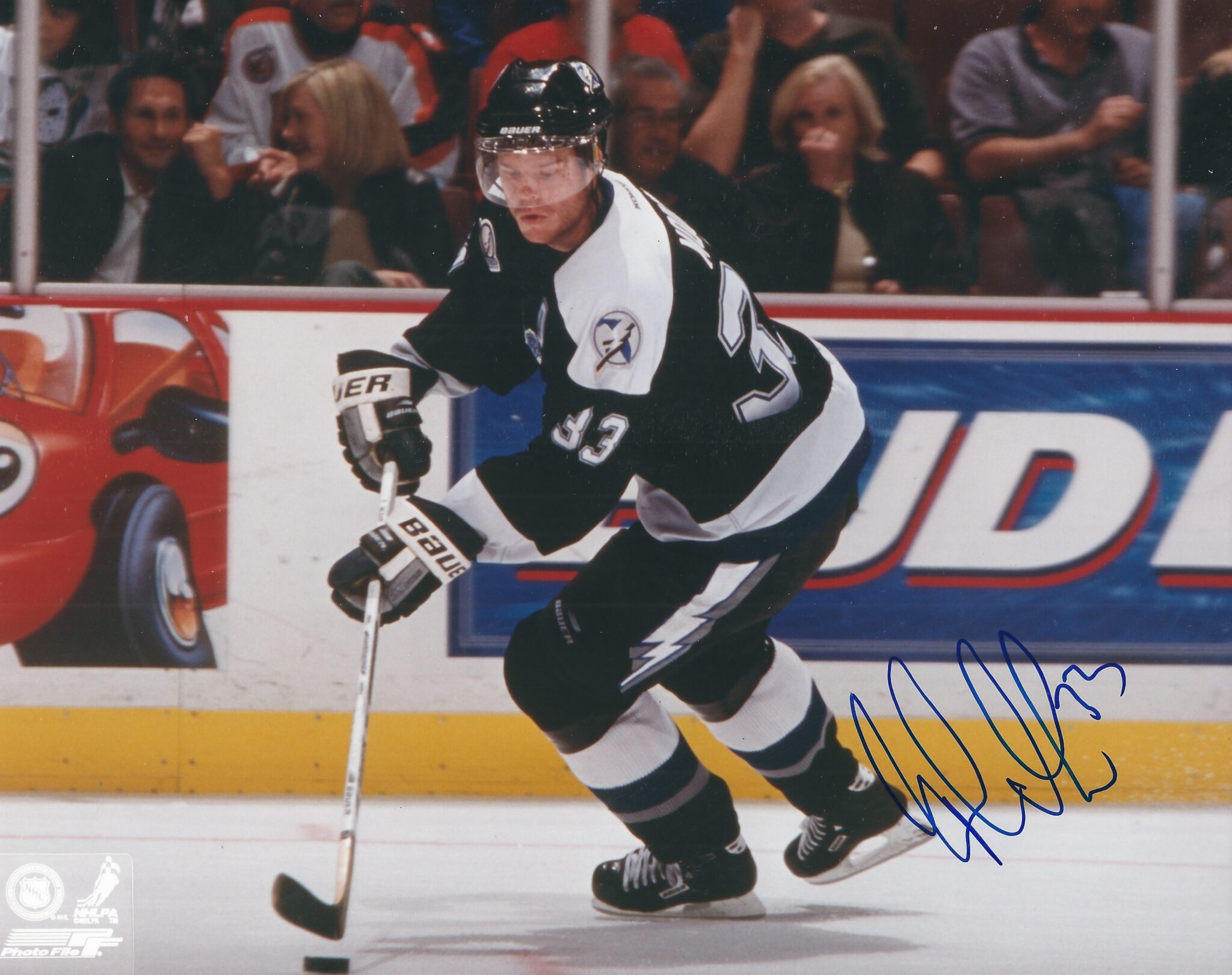 Autographed FREDRIK MODIN 8X10 Tampa Bay Lightning photo - Main Line Autographs