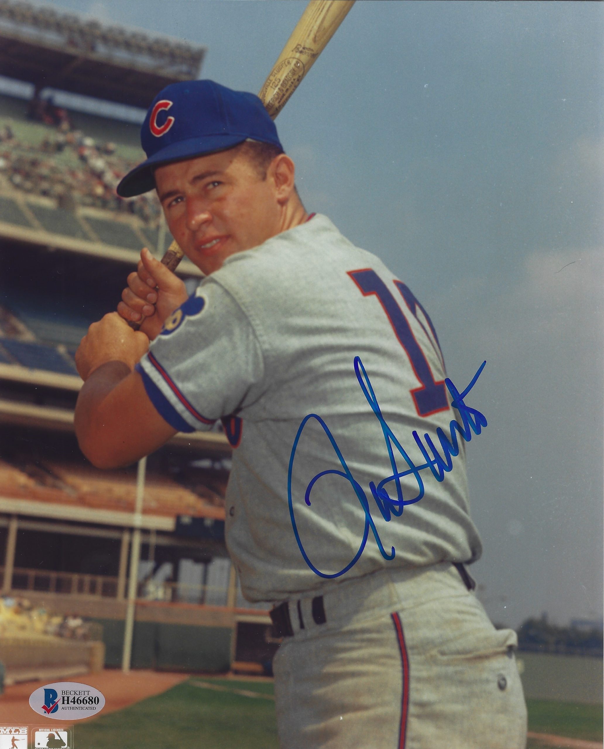 Autographed RON SANTO 8X10 CHICAGO CUBS photo Beckett COA | Main Line ...