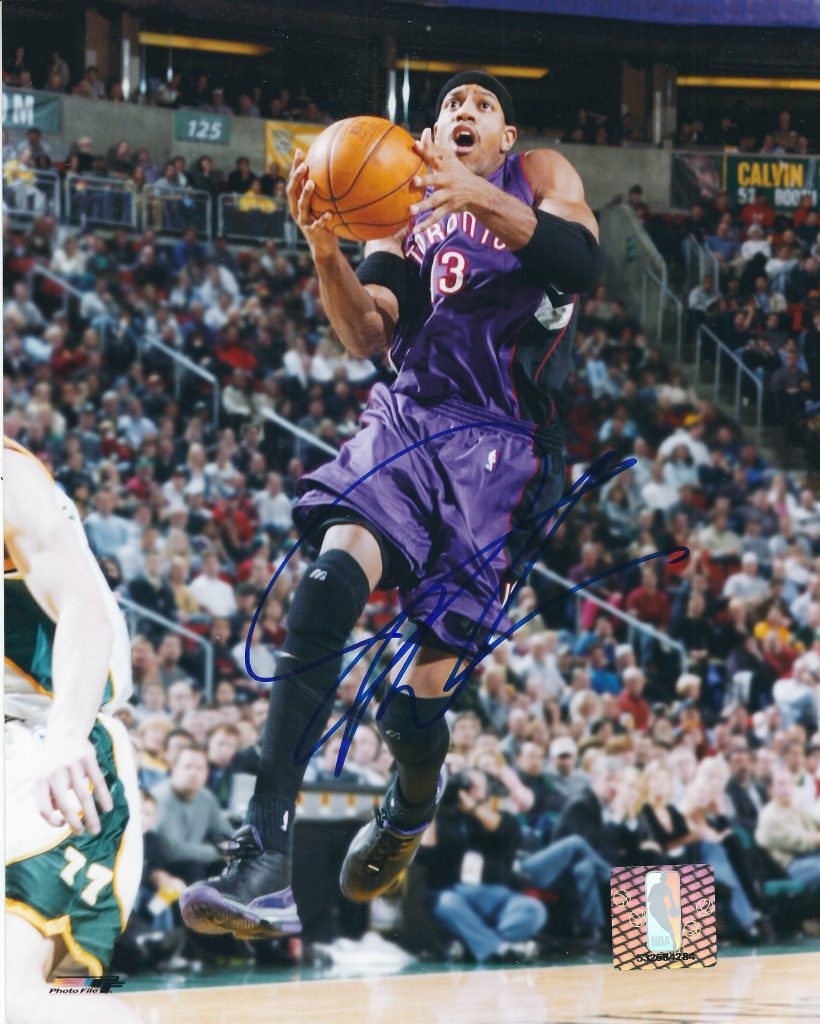 Autographed JEROME WILLIAMS 8X10 Toronto Raptors photo - Main Line ...