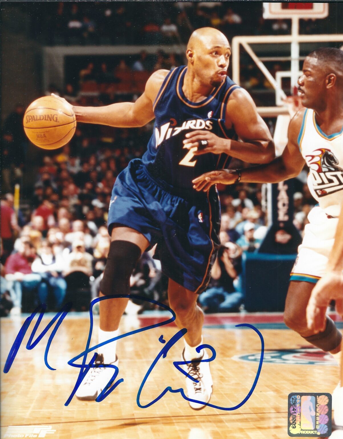 Autographed MITCH RICHMOND 8x10 Washington Wizards Photo - Main Line ...
