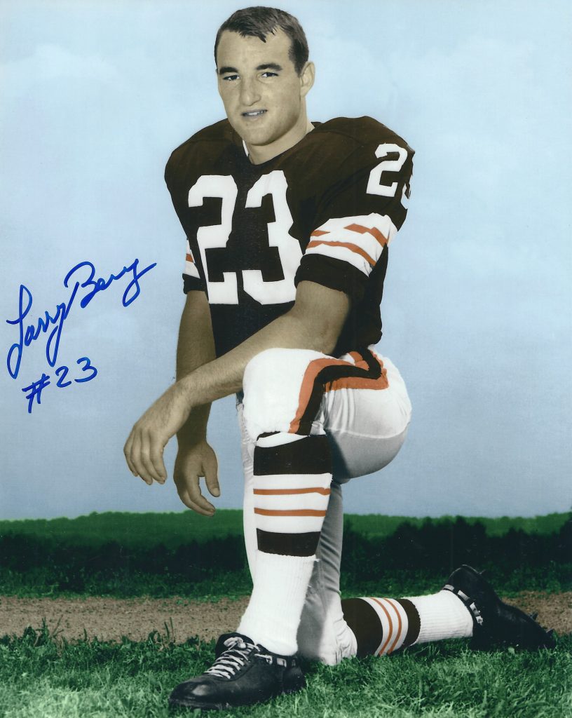 Autographed LARRY BENZ 8X10 Cleveland Browns Photo - Main Line Autographs