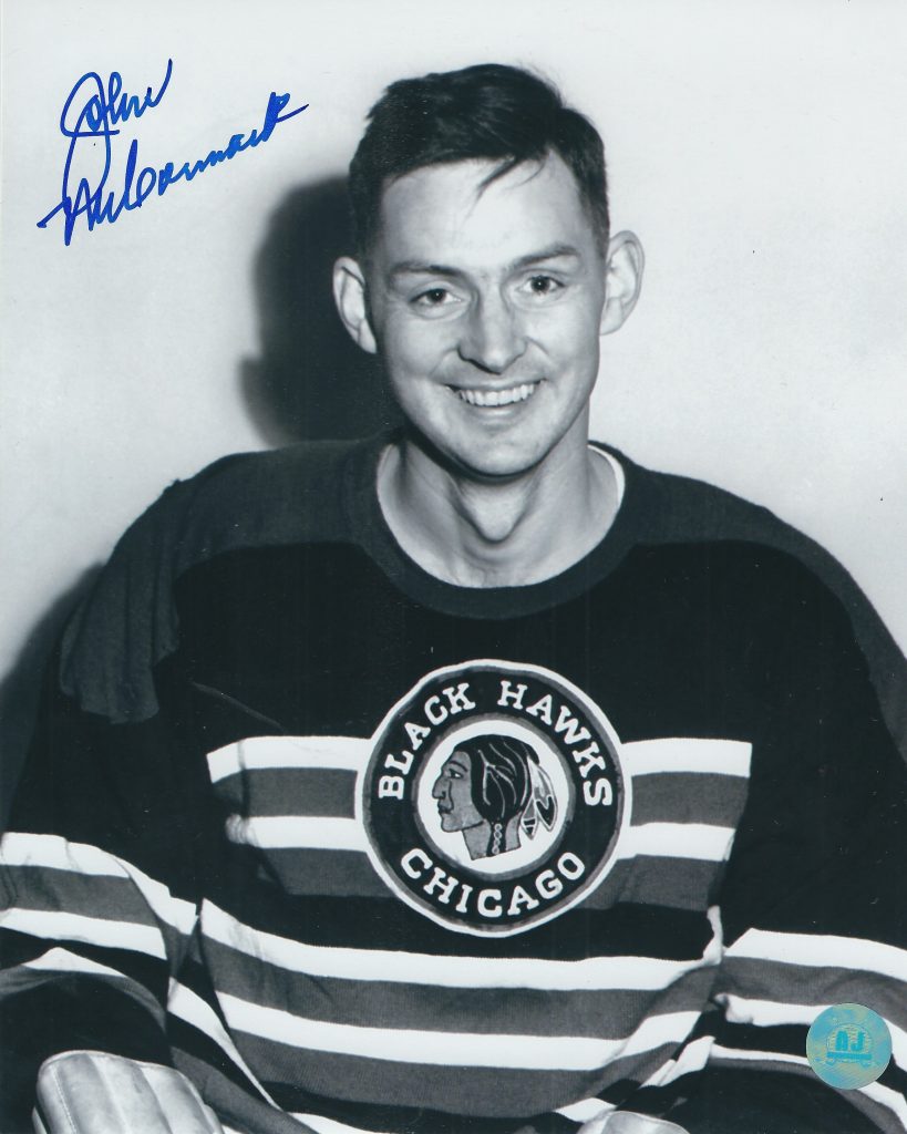Autographed JOHN MCCORMACK 8X10 Chicago Blackhawks Photo - Main Line ...