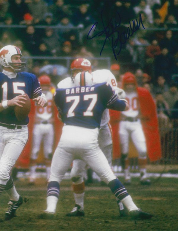 Autographed STEW BARBER 8X10 Buffalo Bills Photo - Main Line Autographs