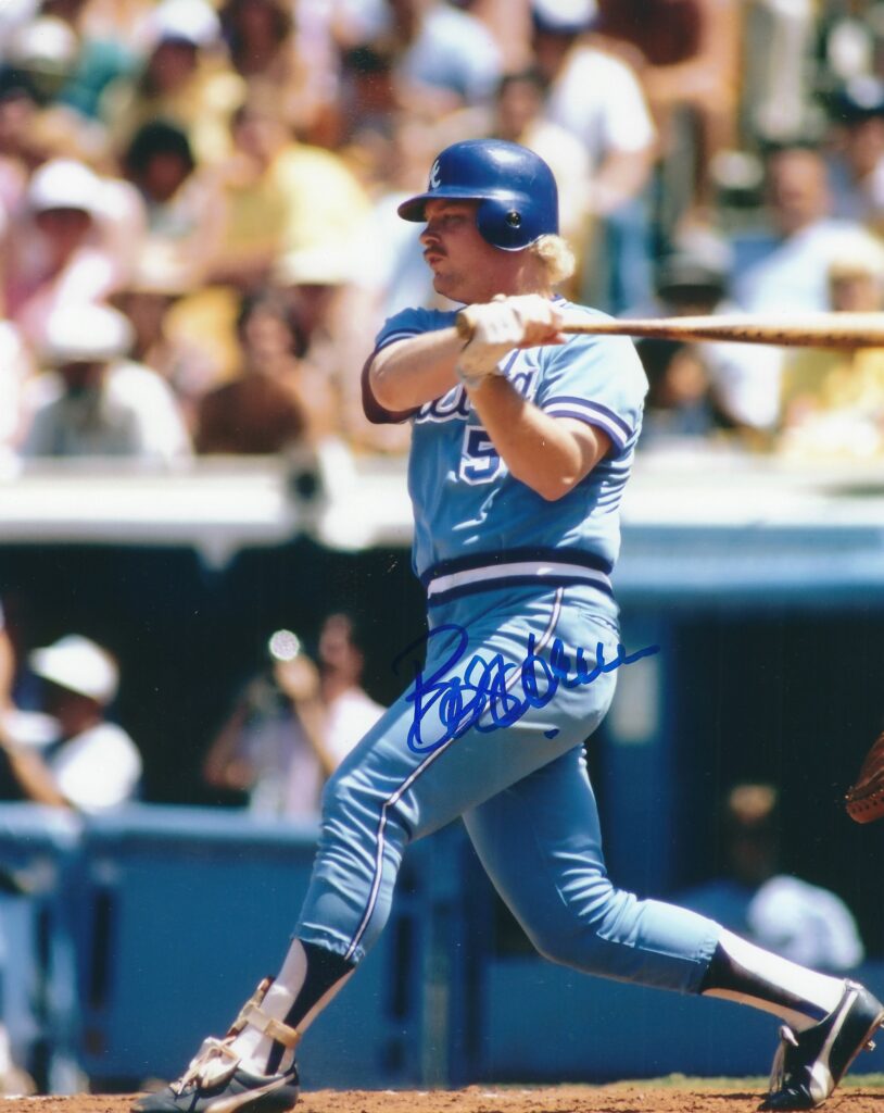 AUTOGRAPHED BOB HORNER 8X10 Atlanta Braves photo - Main Line Autographs