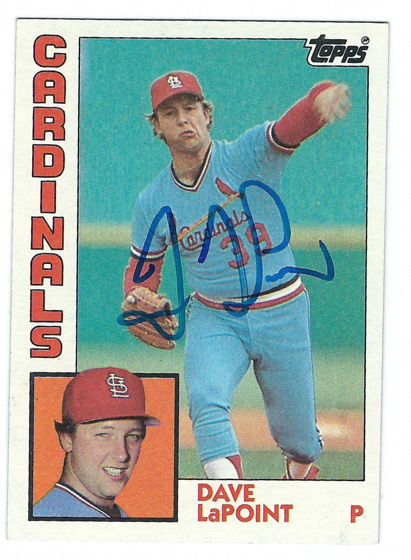 Autographed DAVE LAPOINT 1984 Topps Card | Main Line Autographs