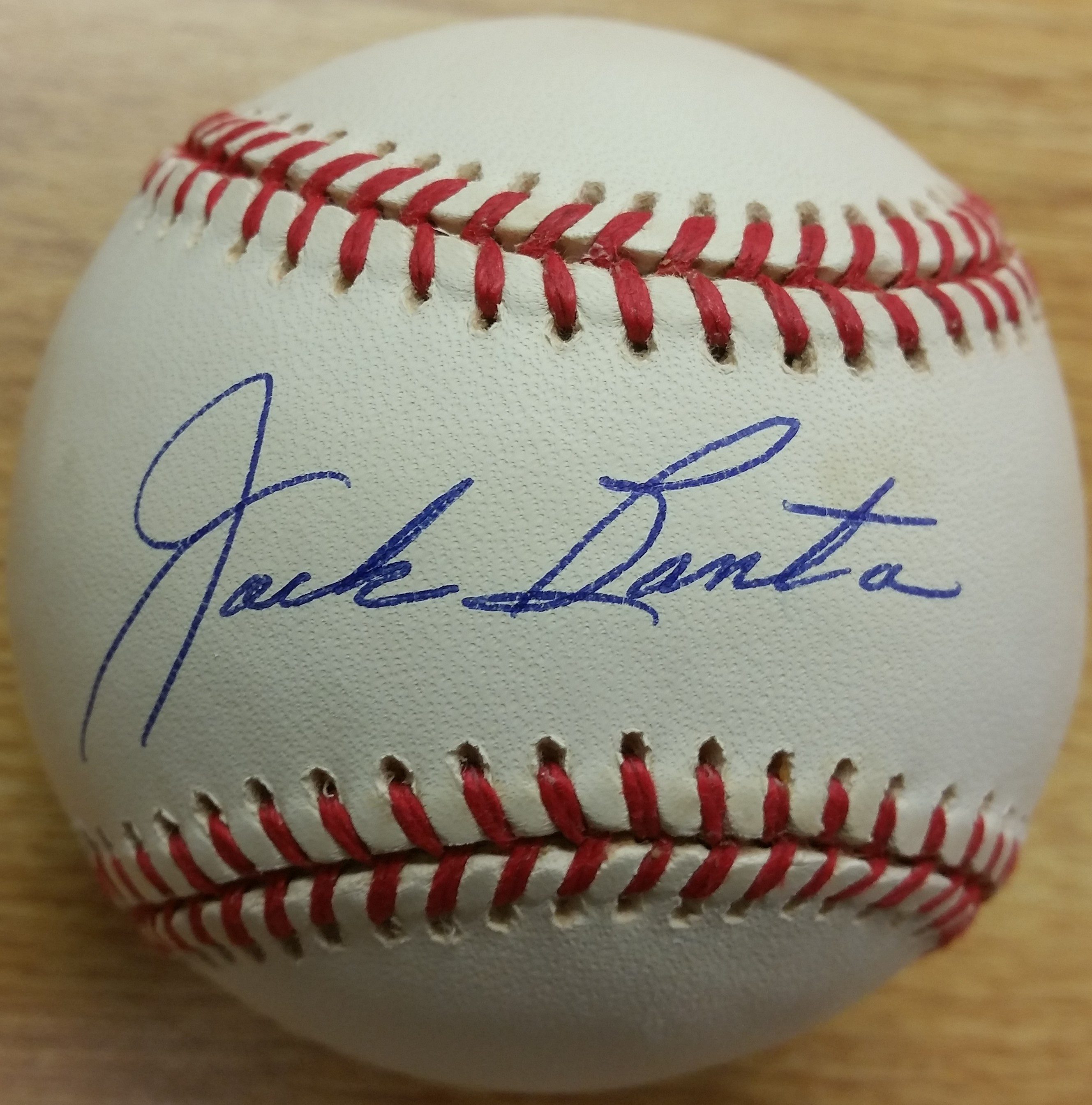 JACK BANTA Autographed Official National League Baseball - Main Line ...