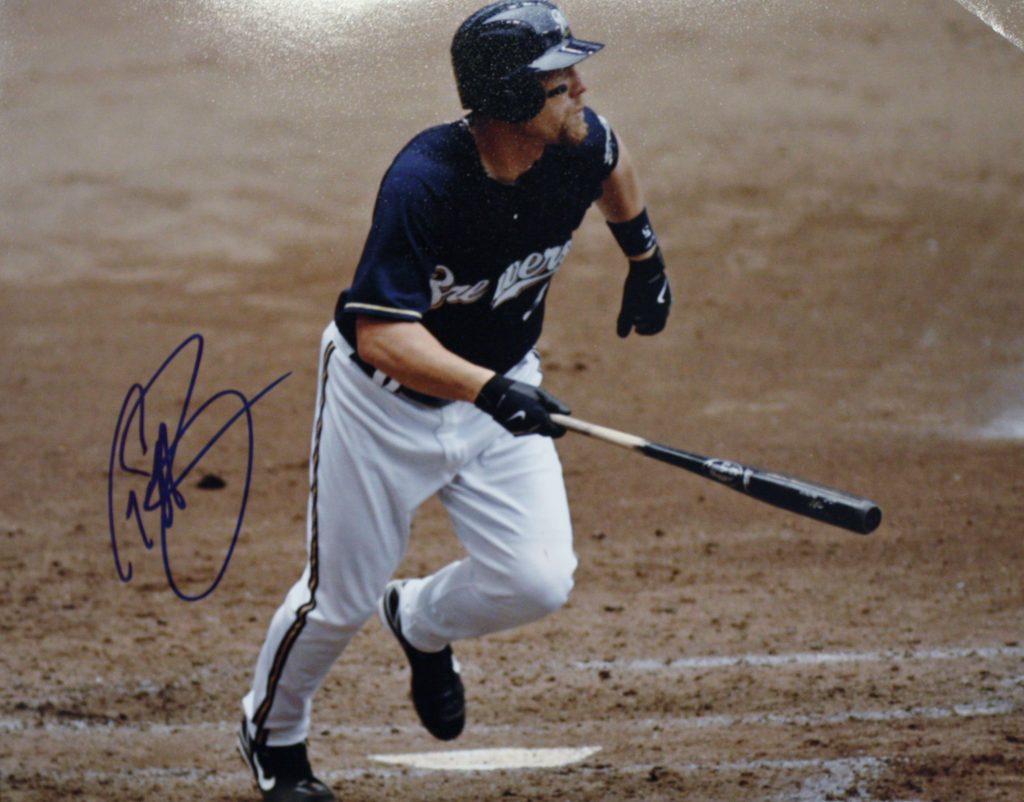 Autographed 11x14 Geoff Jenkins Milwaukee Brewers phot - Main Line ...