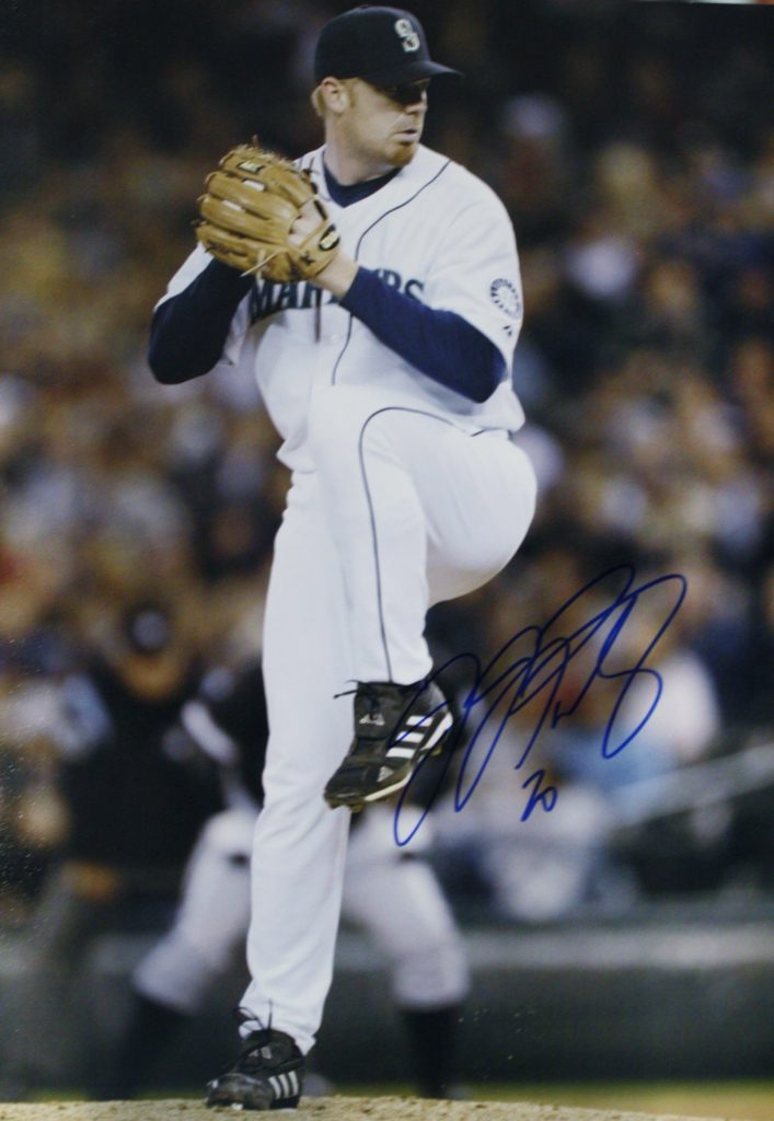Autographed 11x14 J. J. Putz Seattle Mariners photo - Main Line Autographs