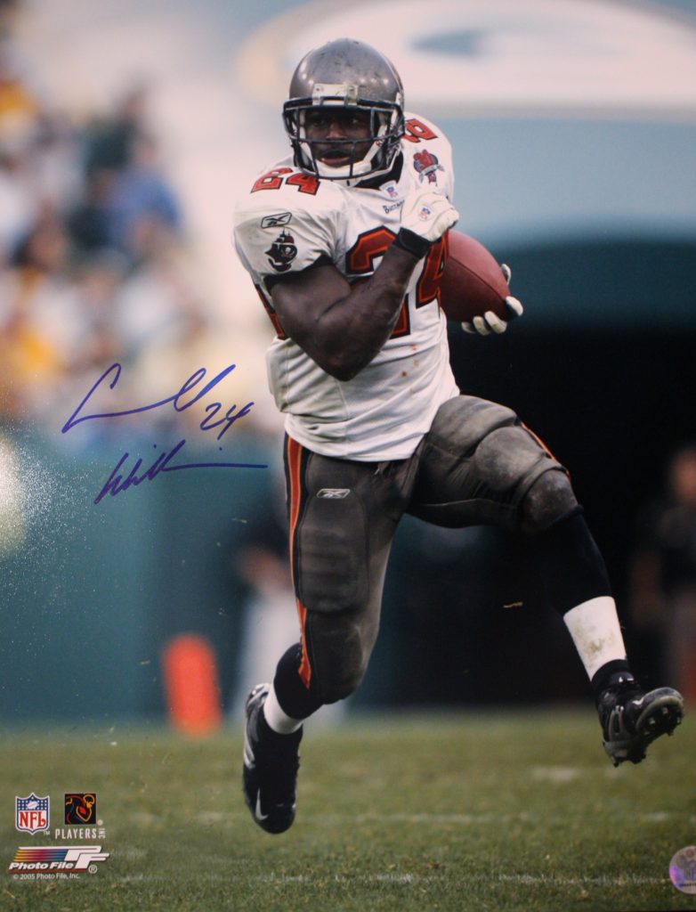Autographed Cadillac Williams Tampa Bay Buccaneers 16x20 photo - Main ...