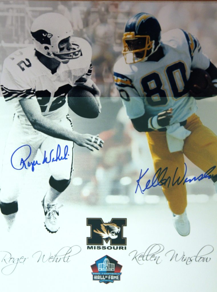 Autographed ROGER WEHRLI & KELLEN WINSLOW 11x14 Photo - Main Line ...