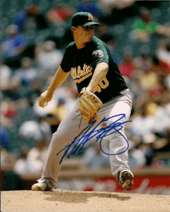 AUTOGRAPHED ANDREW BAILEY 8x10 Oakland A's Photo - Main Line Autographs