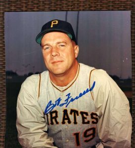 AUTOGRAPHED photo BOB FRIEND - Pittsburgh Pirates - Main Line Autographs