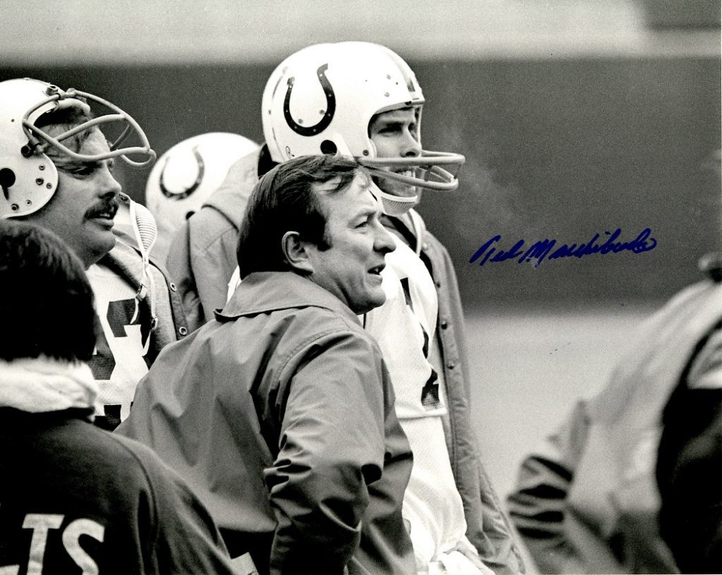 Autographed TED MARCHIBRODA 8X10 Baltimore Colts photo - Main Line ...