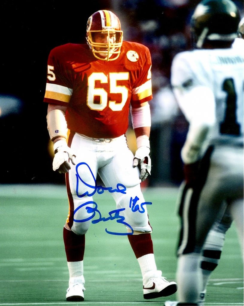 Autographed DAVE BUTZ 8x10 Washington Redskins Photo - Main Line Autographs