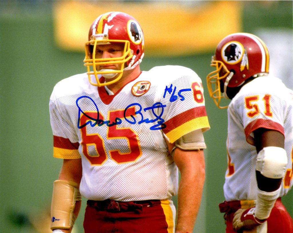 Autographed DAVE BUTZ 8x10 Washington Redskins Photo - Main Line Autographs