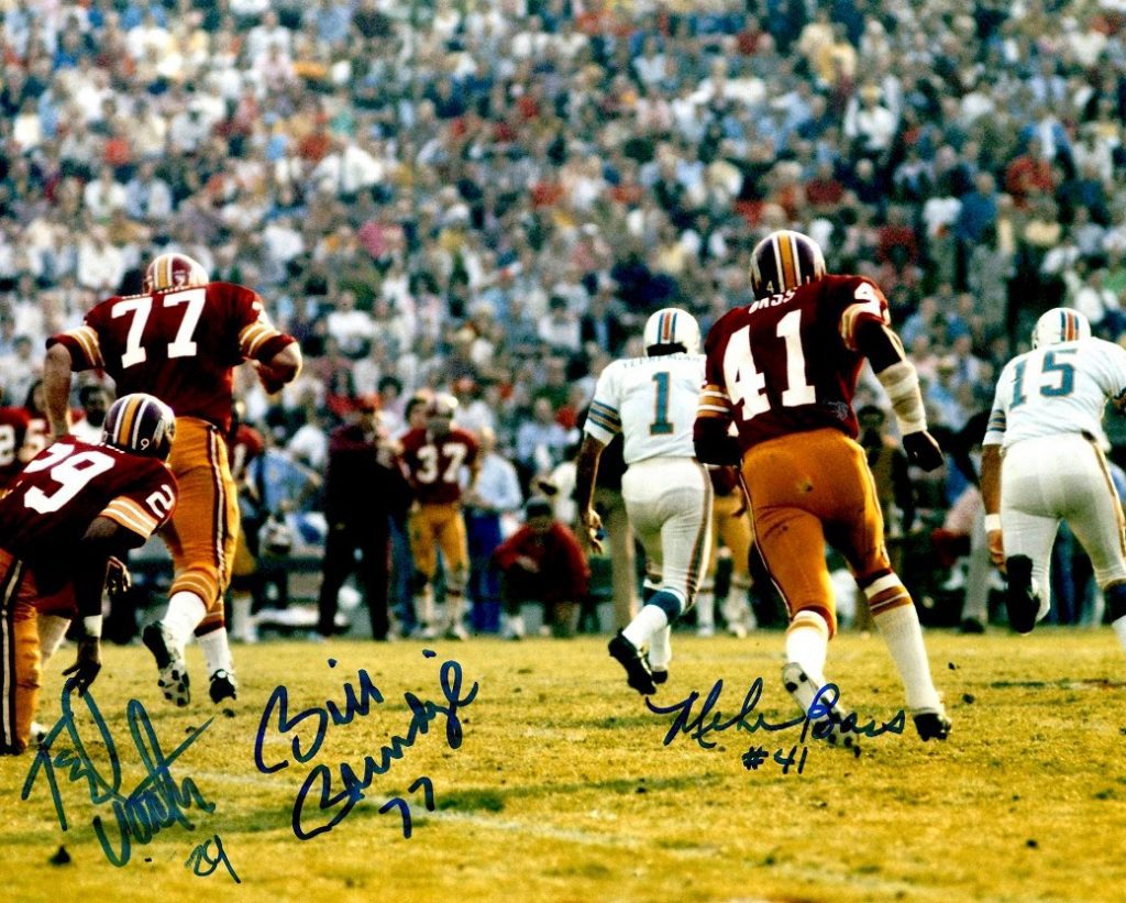 Autographed TED VACTOR, BILL BRUNDIGE AND MIKE BASS 8x10 Washington ...