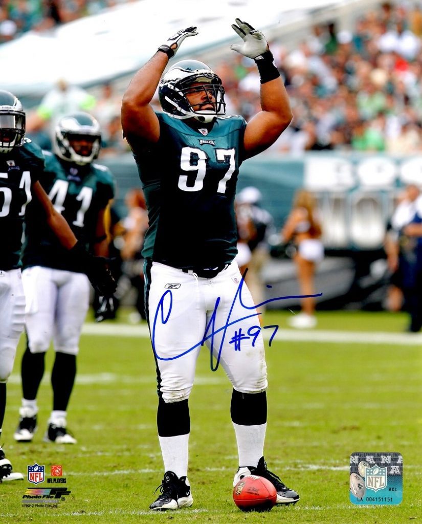 Autographed CULLEN JENKINS 8X10 Philadelphia Eagles Photo - Main Line ...
