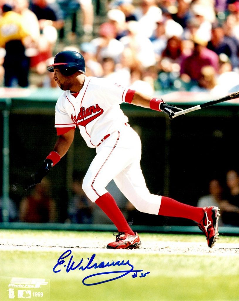 AUTOGRAPHED ENRIQUE WILSON 8X10 Cleveland Indians Photo - Main Line ...