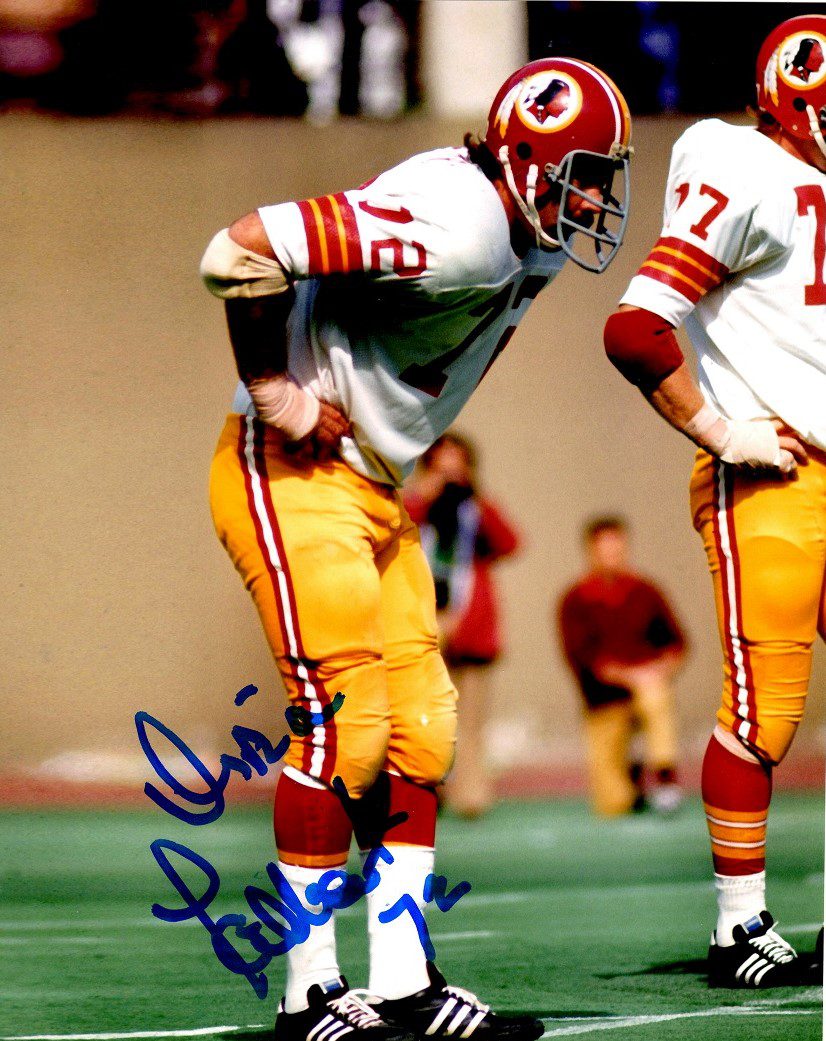 Autographed DIRON TALBERT 8x10 Washington Redskins Photo - Main Line ...