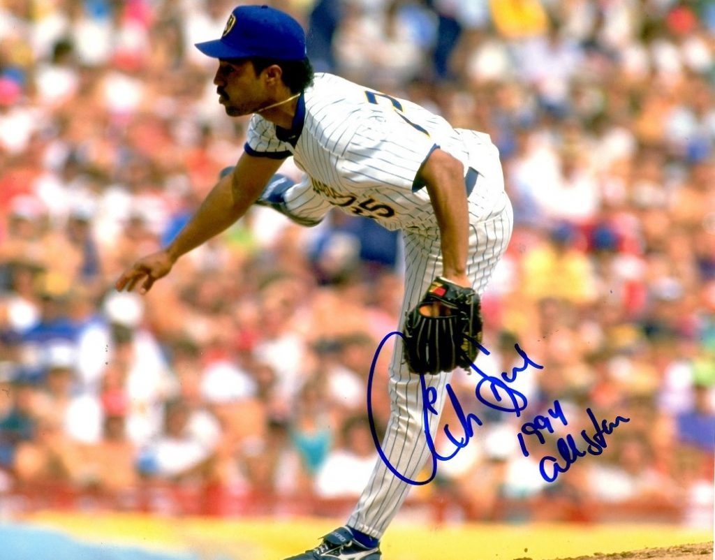 AUTOGRAPHED RICKY BONES 8X10 photo Milwaukee Brewers - Main Line Autographs