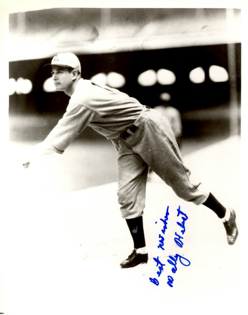 AUTOGRAPHED WALLY HEBERT 8X10 St. Louis Browns Photo - Main Line Autographs