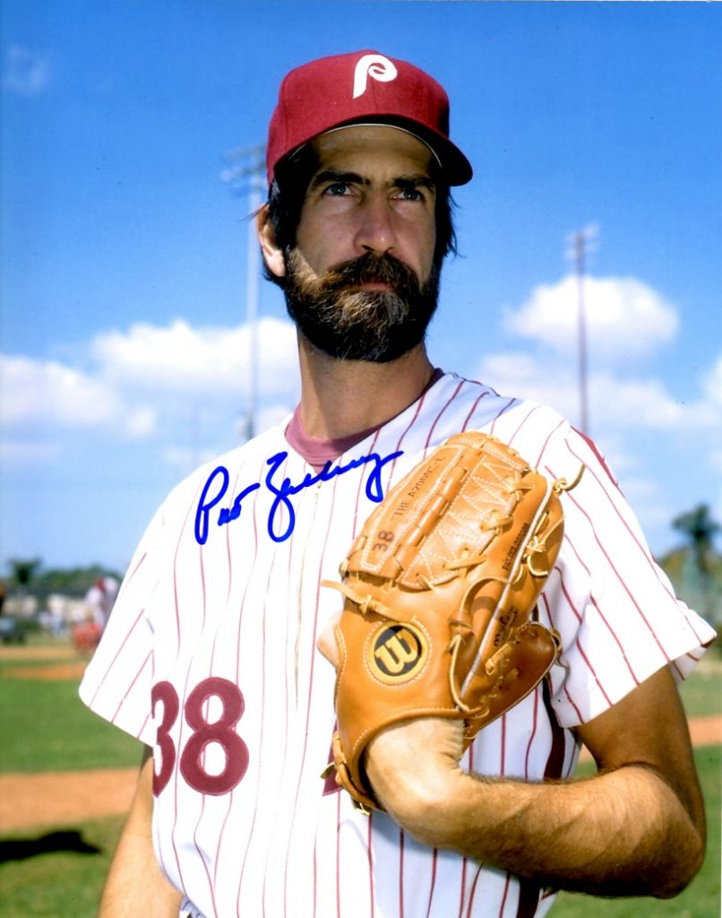 AUTOGRAPHED PAT ZACHRY 8X10 Philadelphia Phillies Photo - Main Line ...