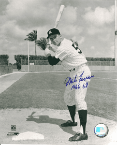 AUTOGRAPHED photo MIKE FERRARO New York Yankees - Main Line Autographs