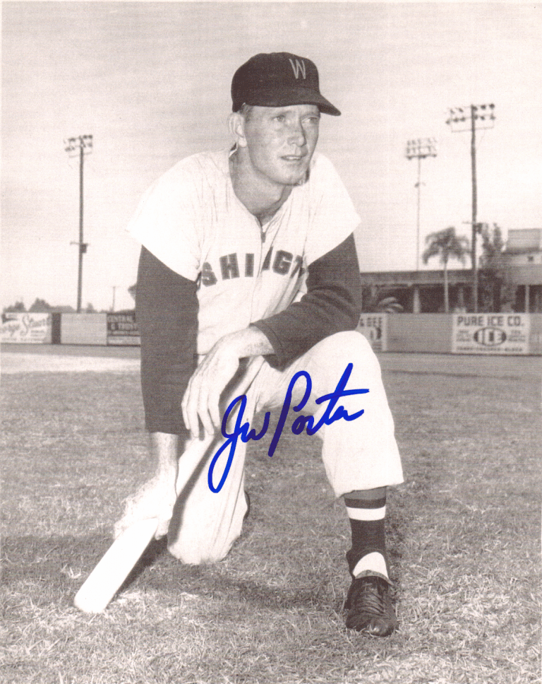 AUTOGRAPHED photo JW PORTER Washington Senators - Main Line Autographs