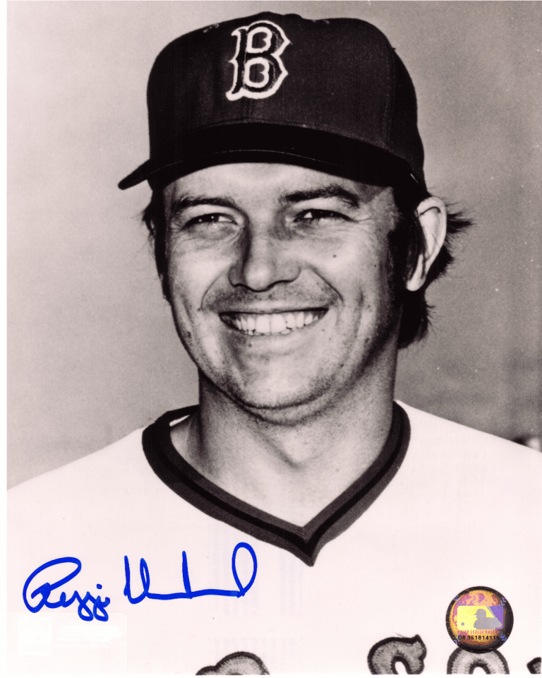 AUTOGRAPHED REGGIE CLEVELAND 8x10 Boston Red Sox Photo - Main Line ...