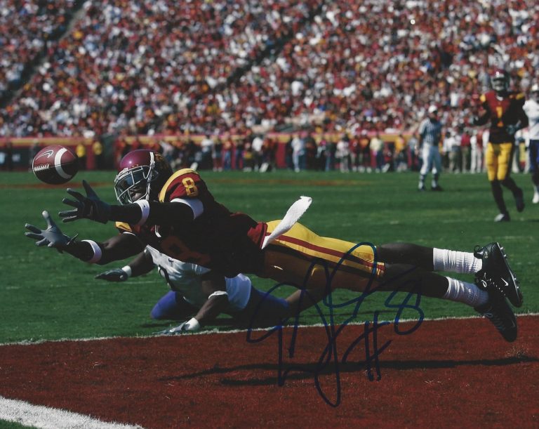 Autographed RICKY ERVINS USC Trojans 8X10 Photo - Main Line Autographs