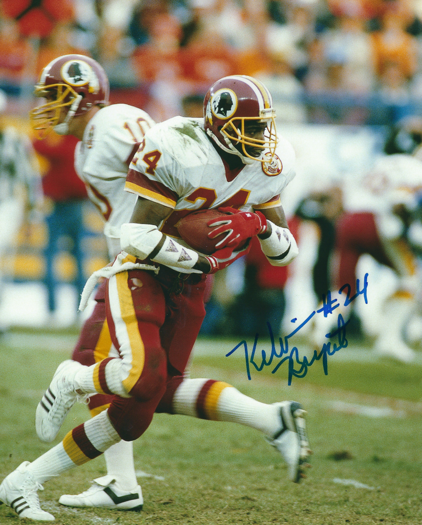 Autographed KELVIN BRYANT 8x10 Washington Redskins Photo - Main Line ...
