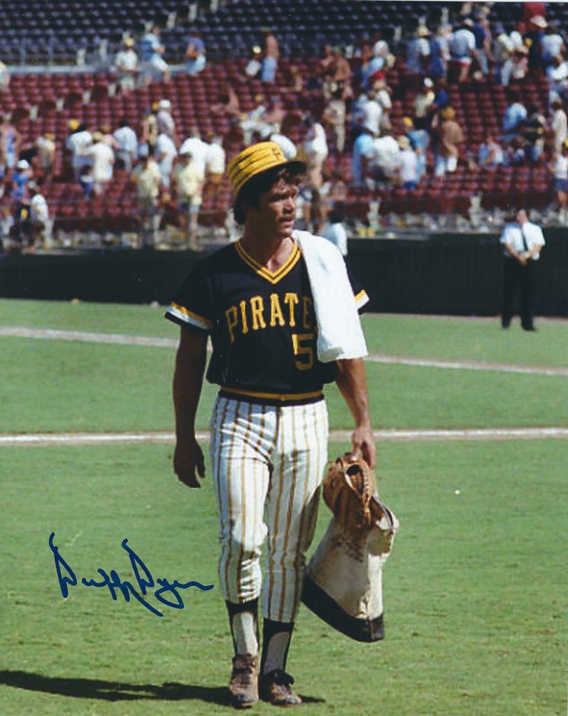 Autographed DUFFY DYER 8X10 Pittsburgh Pirates Photo - Main Line Autographs