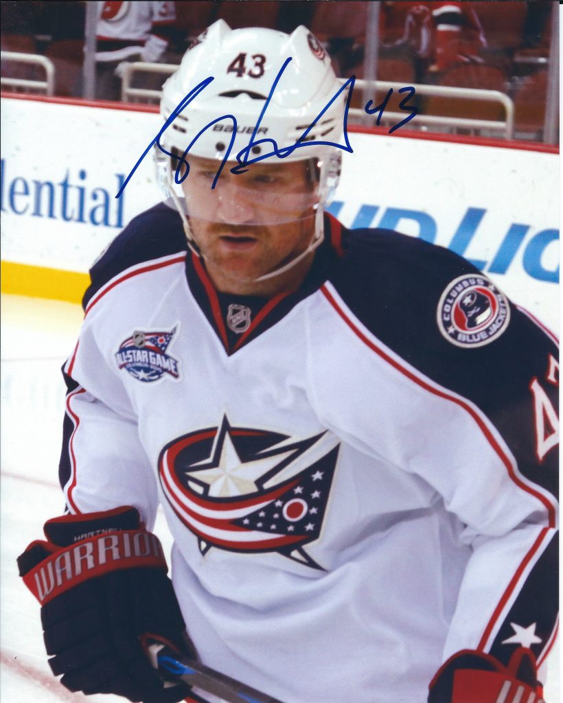 Autographed SCOTT HARTNELL 8X10 Columbus Blue Jackets Photo - Main Line ...