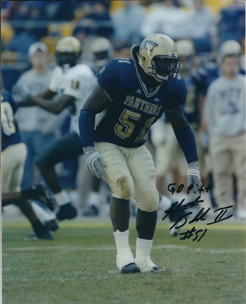 Autographed HUGH GREEN 8X10 Pitt Panthers Photo - Main Line Autographs