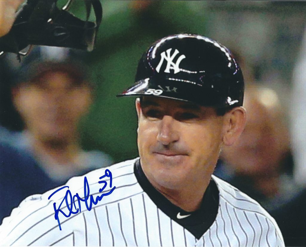 AUTOGRAPHED ROB THOMSON 8X10 NEW YORK YANKEES photo - Main Line Autographs