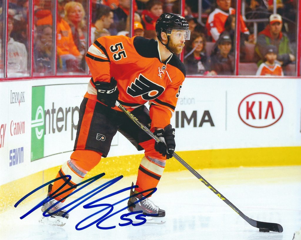 Autographed NICK SCHULTZ 8X10 Philadelphia Flyers Photo - Main Line ...