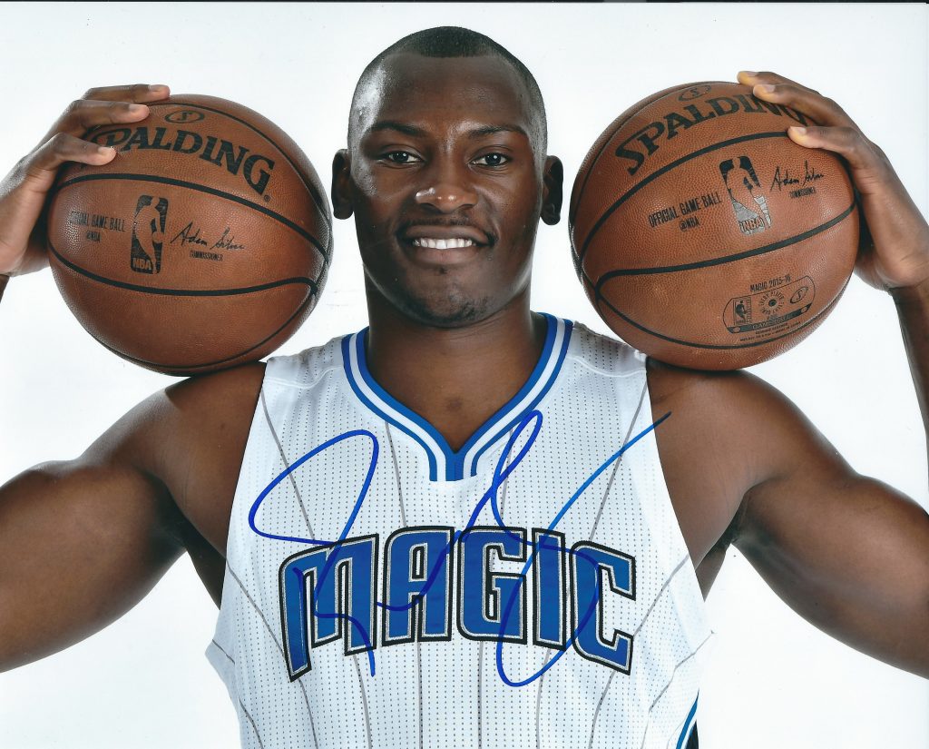 Autographed Bismack Biyombo 8x10 Orlando Magic Photo Main Line Autographs