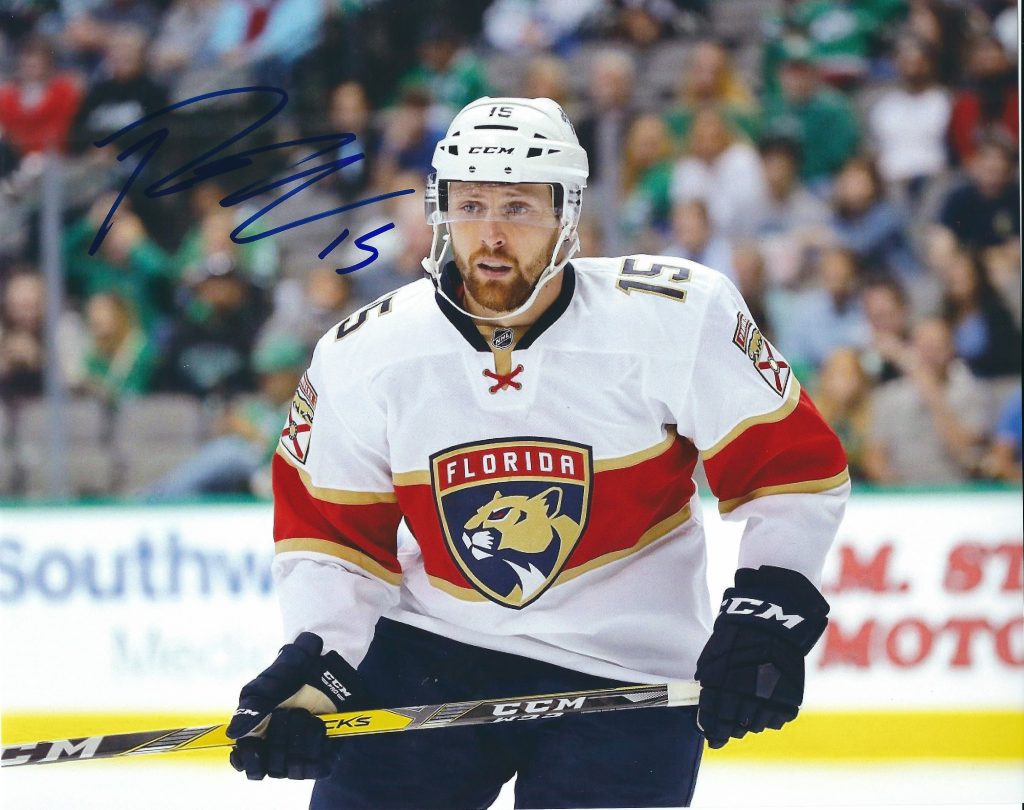 Autographed PAUL THOMPSON 8x10 Florida Panthers Photo - Main Line ...