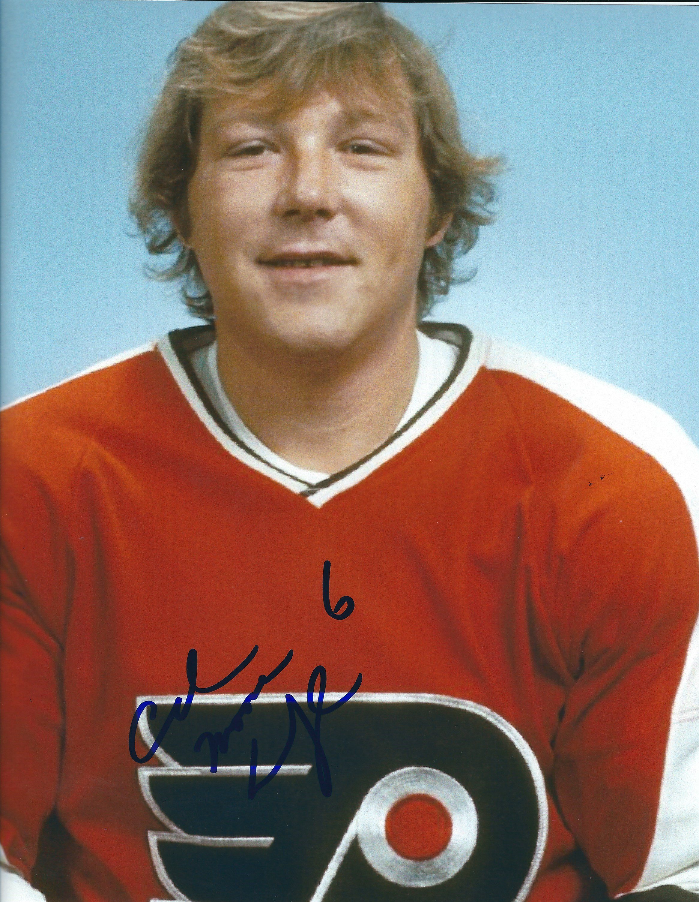 Autographed ANDRE MOOSE DUPONT 8X10 Philadelphia Flyers Photo - Main ...