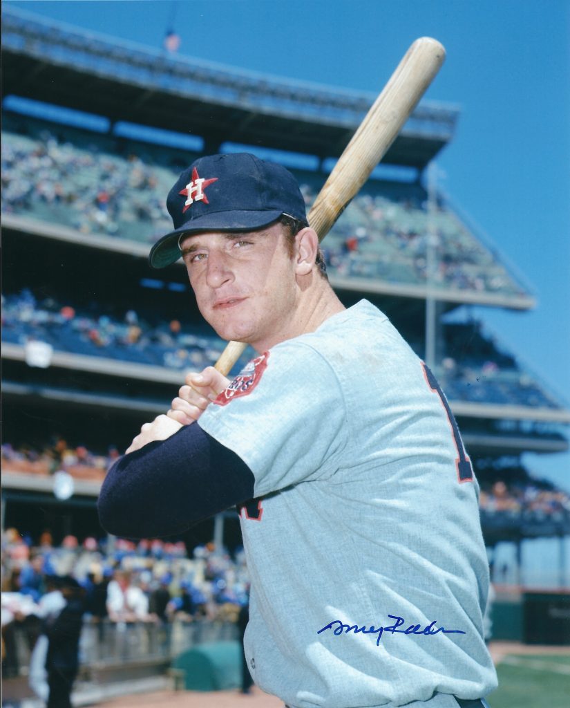 AUTOGRAPHED DOUG RADER photo Houston Astros - Main Line Autographs