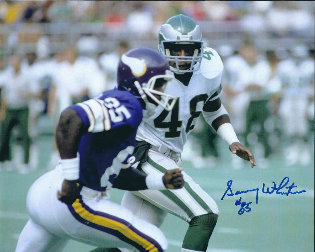 Autographed SAMMY WHITE 8X10 Minnesota Vikings Photo - Main Line Autographs