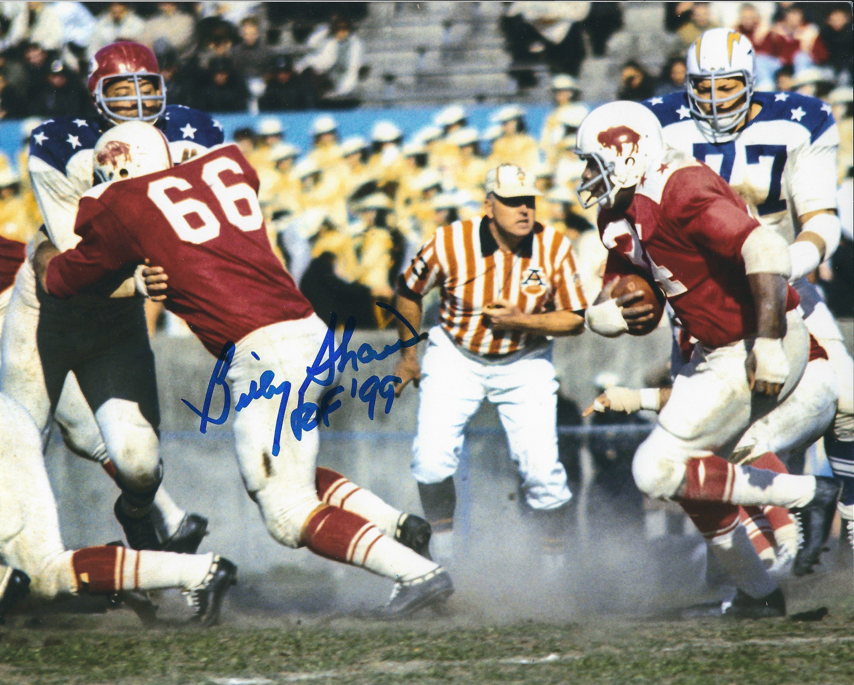Autographed BILLY SHAW 8X10 Buffalo Bills Photo - Main Line Autographs