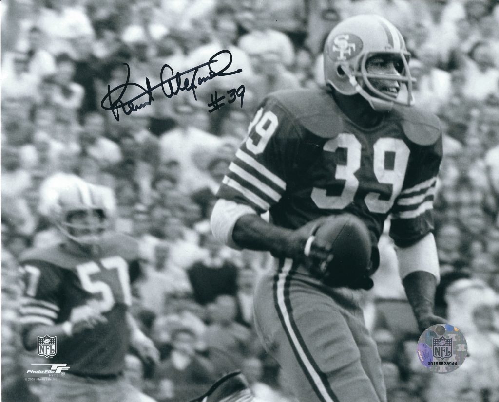 Autographed KERMIT ALEXANDER 8X10 San Francisco 49'ers Photo - Main ...