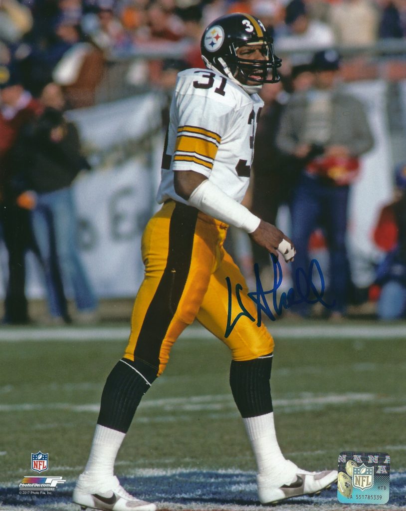 Autographed DONNIE SHELL 8X10 Pittsburgh Steelers Photo - Main Line ...