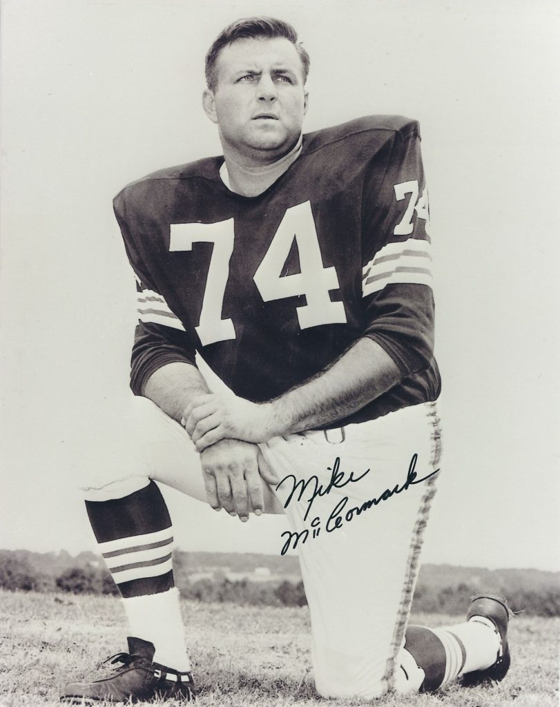 Autographed MIKE MCCORMACK 8X10 Cleveland Browns Photo - Main Line ...