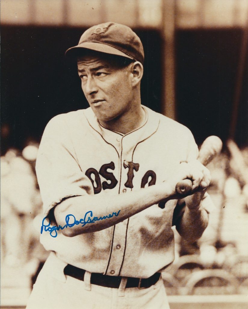 AUTOGRAPHED ROGER DOC CRAMER 8X10 Boston Red Sox photo - Main Line ...