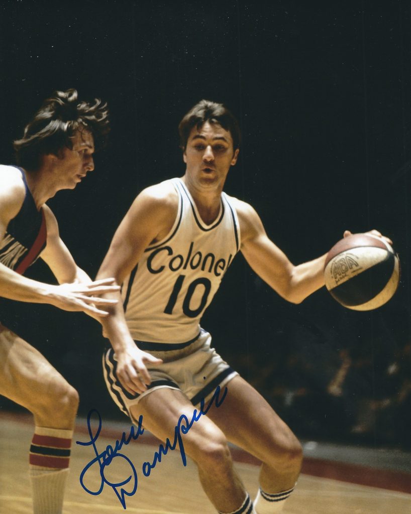 Autographed LOUIE DAMPIER 8X10 Kentucky Colonels photo - Main Line ...