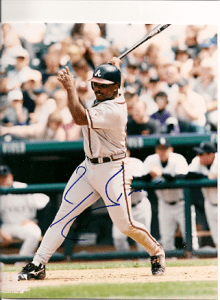 AUTOGRAPHED RANDALL SIMON 8X10 Atlanta Braves Photo - Main Line Autographs